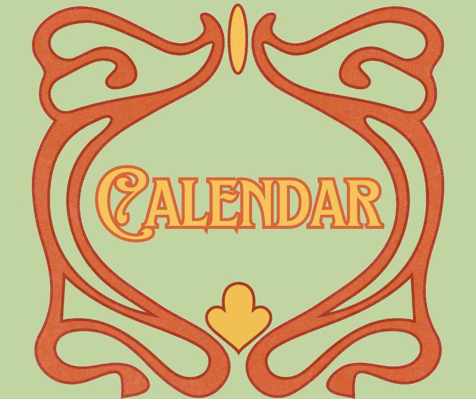 September — October Calendar – Madame Askew and The Grand Arbiter