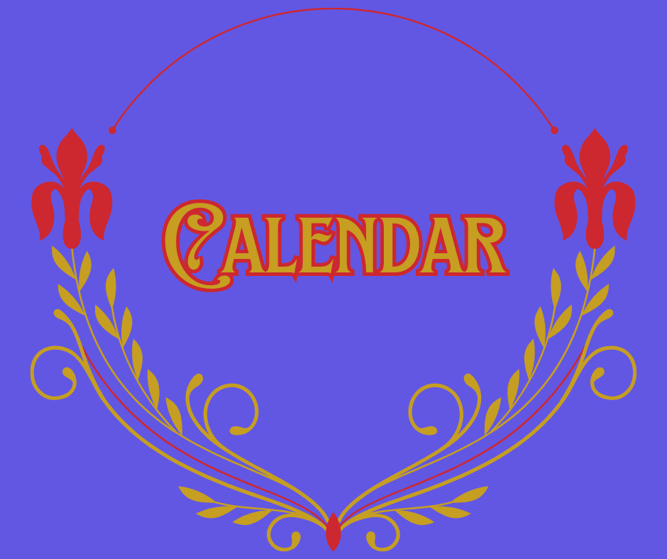 July Calendar – Madame Askew and The Grand Arbiter